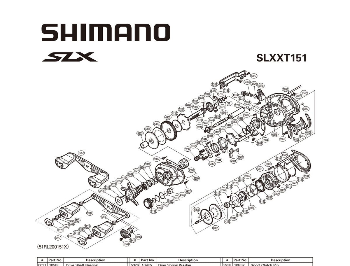 SLX XT 151 – Shimano US Fish Shop