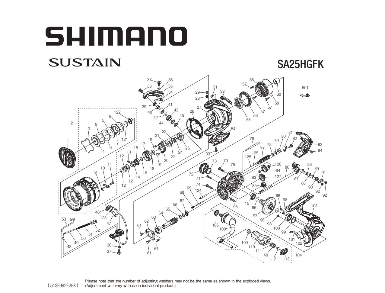 SUSTAIN 2500HGK – Shimano US Fish Shop