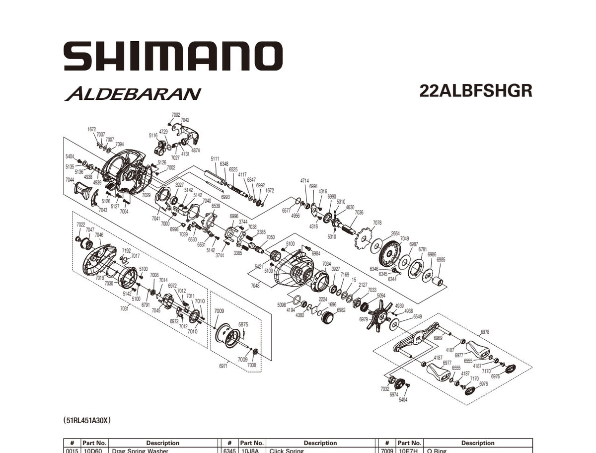 ALDEBARAN BFS HG RIGHT – Shimano US Fish Shop